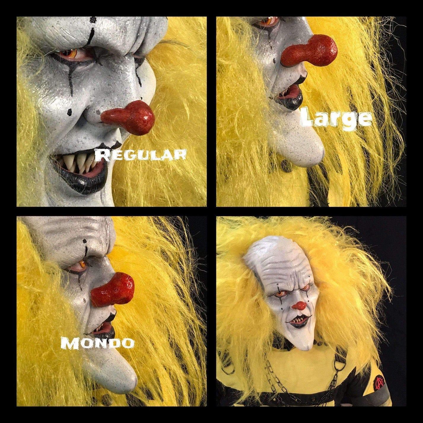 Clown Nose Trio – Foam Latex Prosthetic Clown Noses Set – The Scream ...